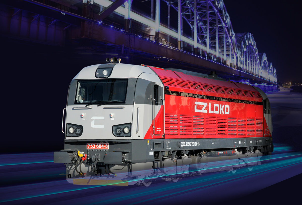 CZ LOKO - Lokomotiva řady 753.6